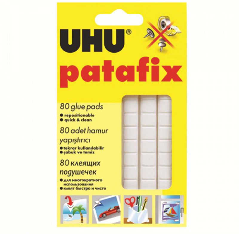UHU Patafix White Tack Pads 80 Pads | Office Supplies & More - Bakier ...
