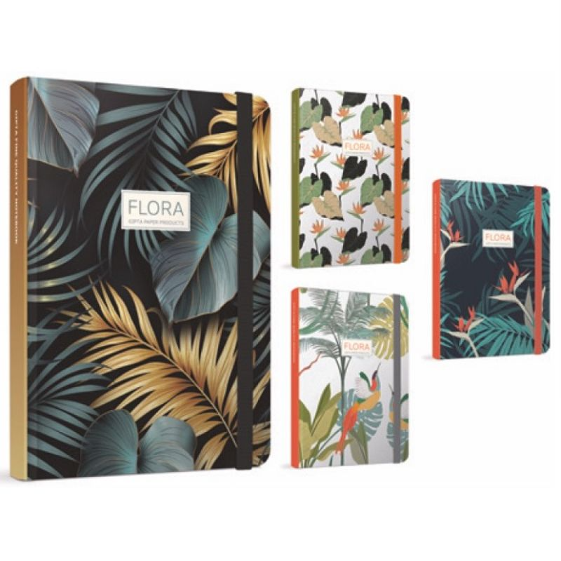 Gipta Flora Notes Lined Hard cover Notebook | Office Supplies & More ...