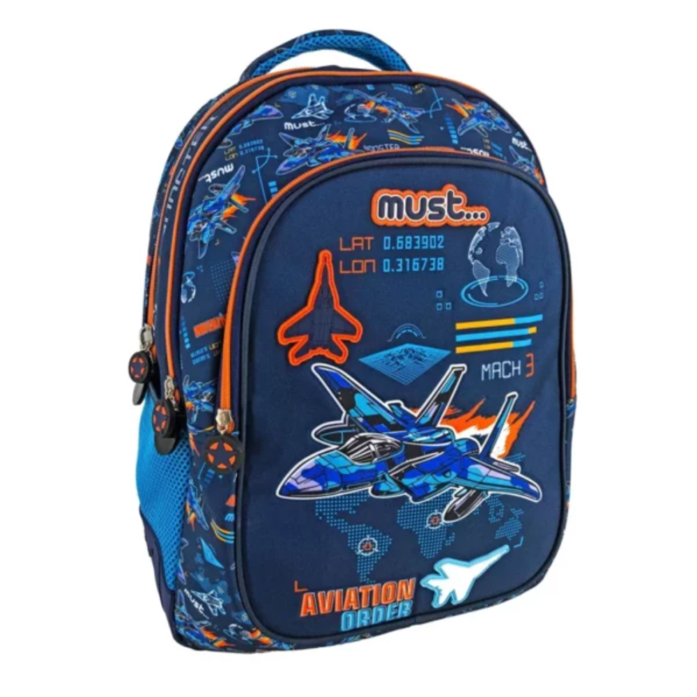 Must School Backpack Aviation Order 3 Cases | Office Supplies & More ...