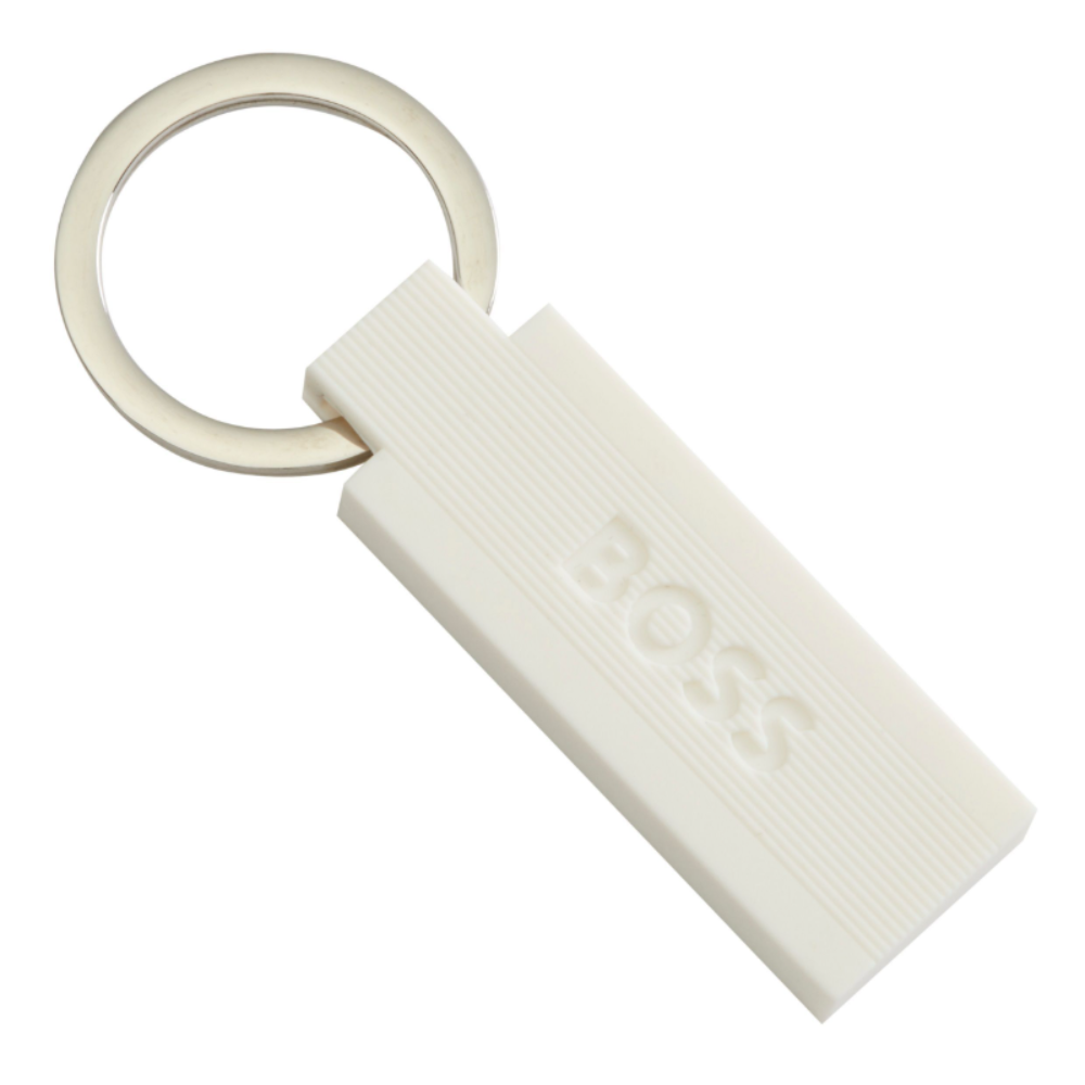 Hugo Boss Key ring Edge Iconic White | Office Supplies & More - Bakier ...