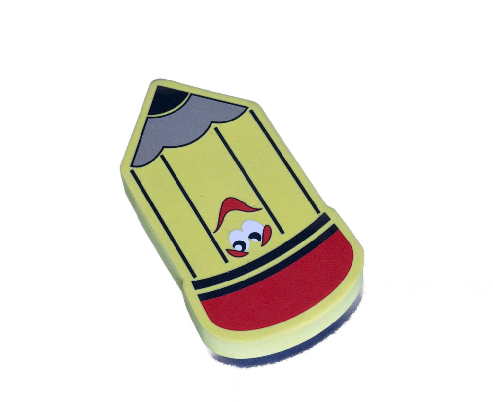 Magnetic Whiteboard Eraser - Pencil | Office Supplies & More - Bakier ...