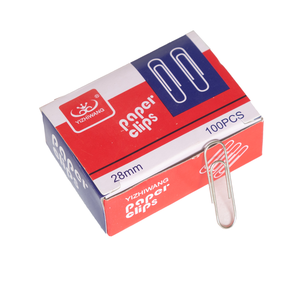 Silver Paper Clips - 28mm | Office Supplies & More - Bakier Stationery