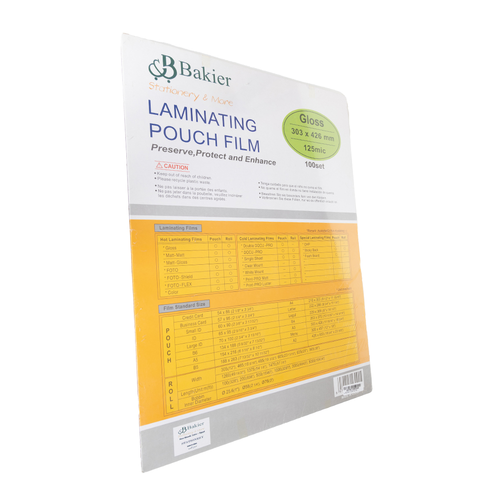 Lamination Pouch - 125 Mic. - Pack Of 100 - A3 | Office Supplies & More ...