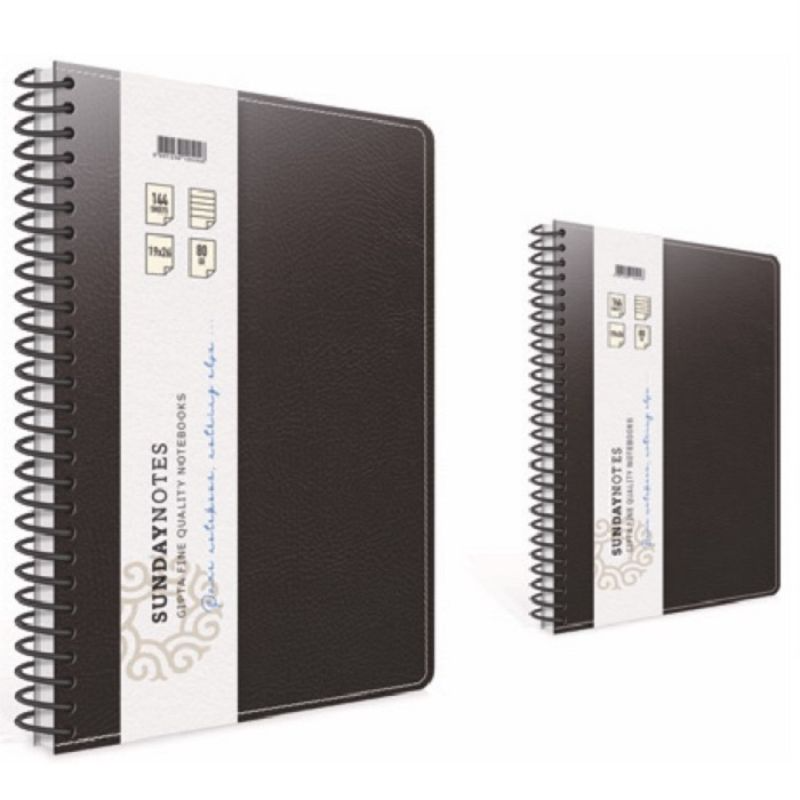 Gipta Sunday Note Lined Hard/Leather cover Notebook | Office Supplies ...