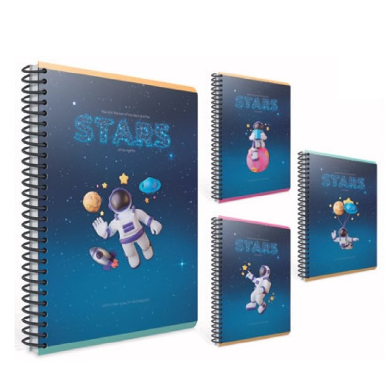 Gipta STARS SPIRAL / CARDBOARD COVER NOTEBOOK | Office Supplies & More ...