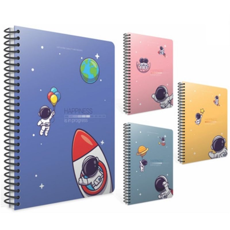 Gipta HAPPINESS SPIRAL - CARDBOARD COVER NOTEBOOK | Office Supplies ...