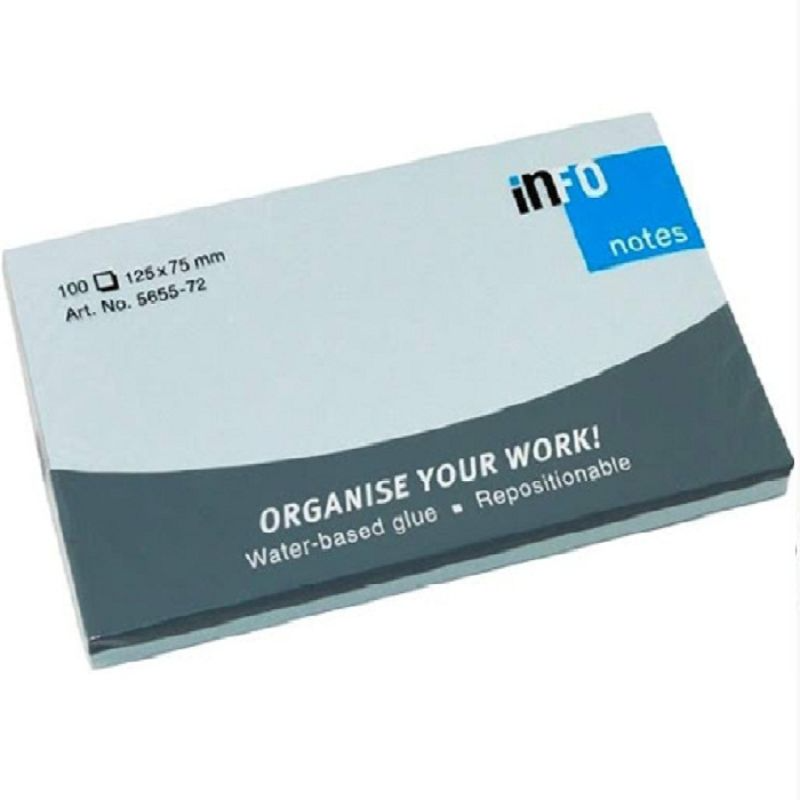 INFO Mini Sticky Notes 75 X 125 MM | Office Supplies & More - Bakier ...