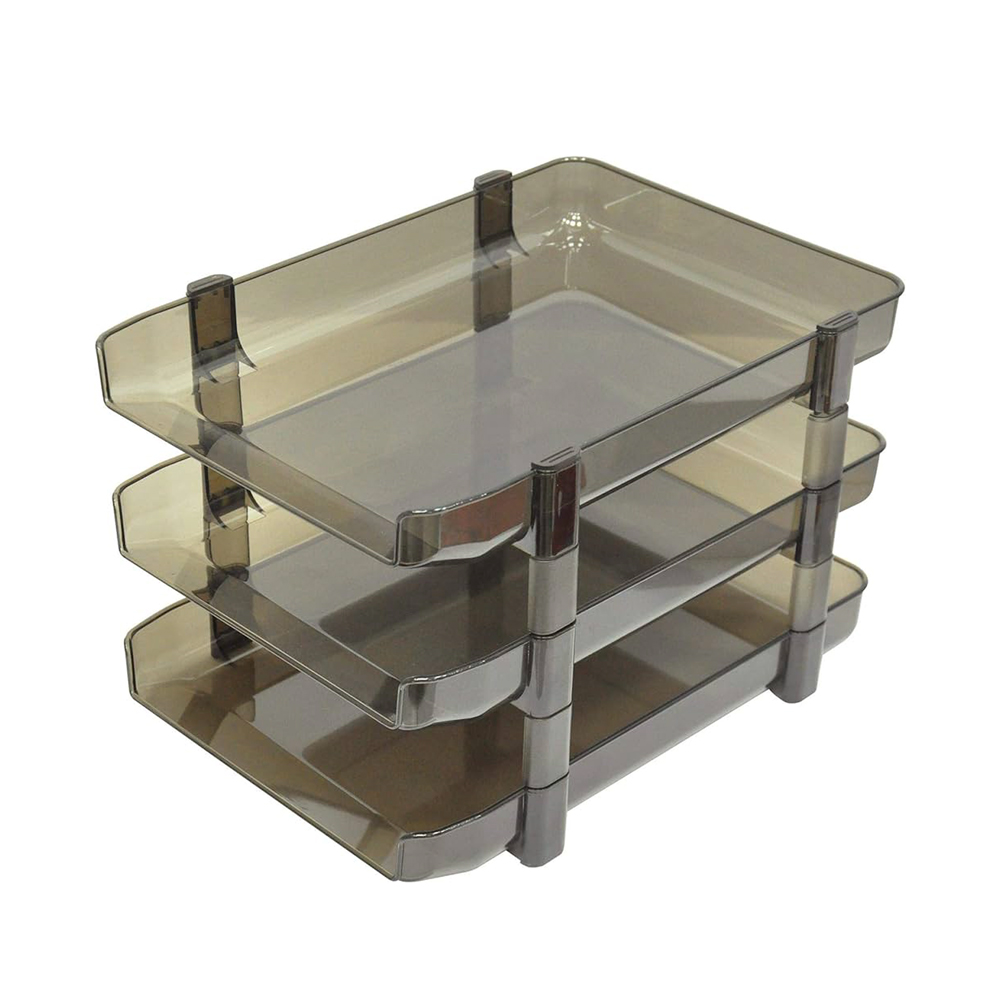 plastic Tray - 3 Layers | Office Supplies & More - Bakier Stationery