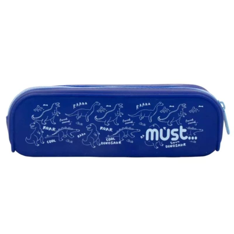 MUST SCHOOL PENCIL CASE SILICON FOCUS PATTERNS 4 COLORS | Office ...