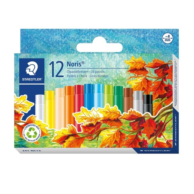 STAEDTLER Noris Club Oil Pastel Colors – 12 Color | Office Supplies ...